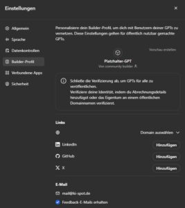 ChatGPT Einstellungen: Die Sprache anpassen und mehr