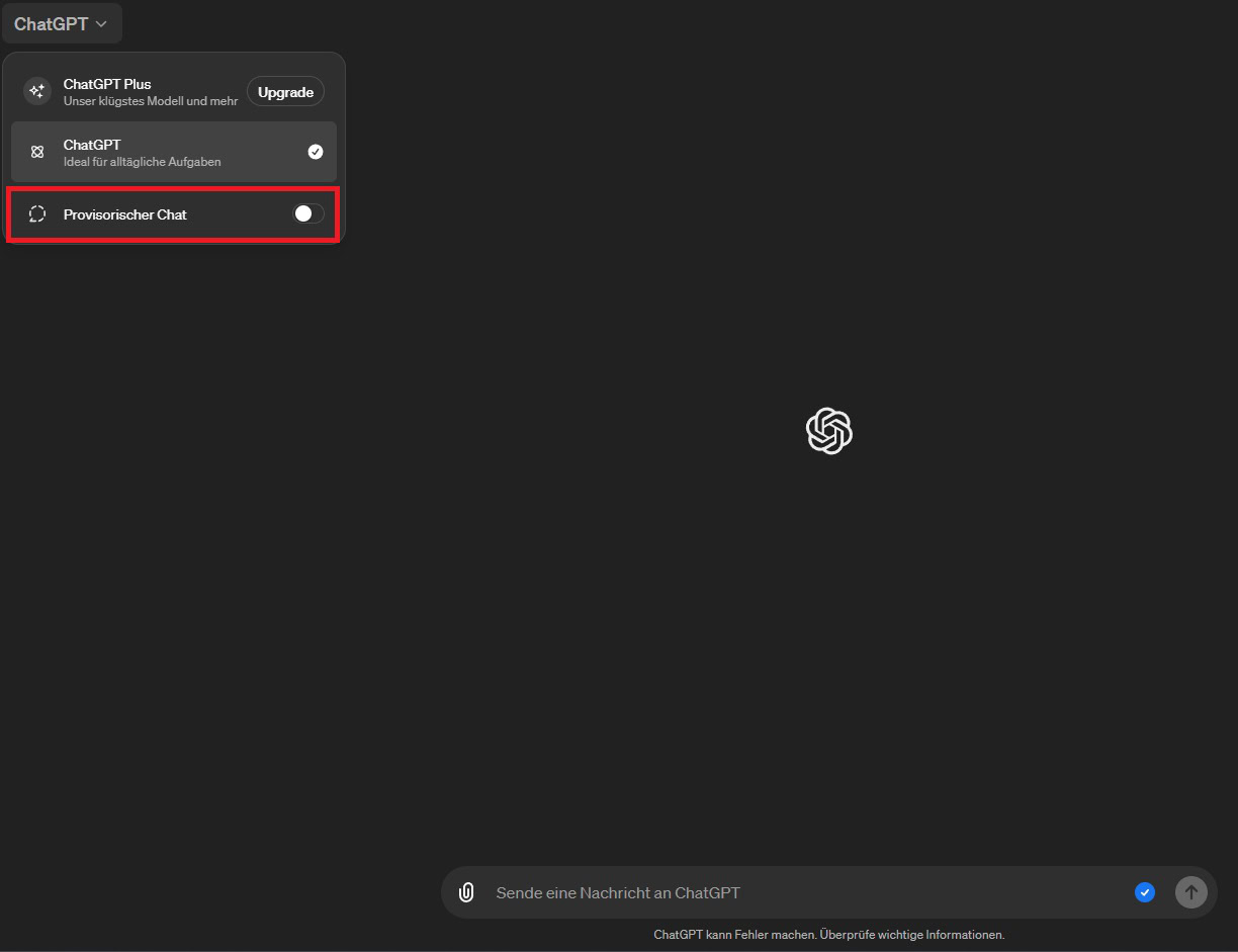 ChatGPT Einstellungen: Die Sprache anpassen und mehr